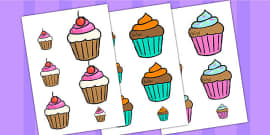 Sorting and Counting Cupcakes Resource Pack (Lehrer gemacht)