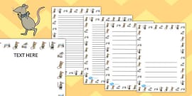 Hamster Page Borders (Teacher-Made) - Twinkl