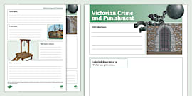 Crime and Punishment Word Mat - Twinkl - KS2 (teacher made)