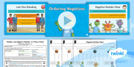 Year 6 Negative Numbers Teaching Pack (teacher made)