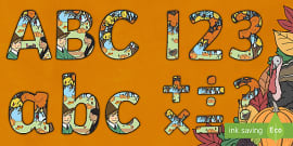FREE! - Harvest Display Lettering (Teacher-Made) - Twinkl