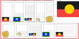 Aboriginal Page Borders - Australia