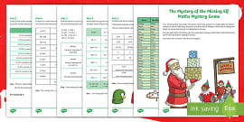 Elf Maths Worksheet / Worksheets (teacher made) - Twinkl