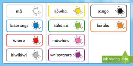 Māori Number Cards 1-20 - Counting in Te Reo