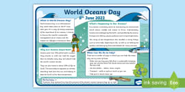 World Ocean Day Craft Challenge (Ages 5 - 7) (teacher made)
