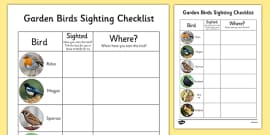 EYFS Minibeast Hunt Checklist (teacher made)