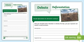 Deforestation Debate KS2 | Resource Pack (teacher made)