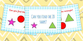 2D Shape Properties PowerPoint EYFS (teacher made) - Twinkl