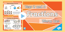 Year 2 Fractions Bingo - Maths (teacher made) - Twinkl