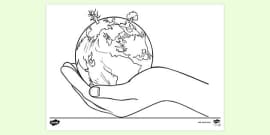 Earth Colouring Sheet | Colouring Sheets