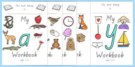 My Letter 'z' Workbook (K1) (teacher made) - Twinkl