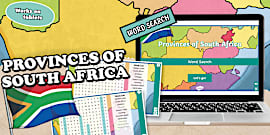 Grade 4 Social Sciences - Provinces of South Africa - Interactive Labelling