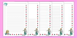 FREE! - Simple Blank Endangered Panda Page Border | Page Borders | Twinkl