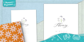 Calendar Tabs Planner Insert | Twinkl Busy Bees - Twinkl