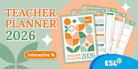 ESL Teacher Planner 2026 - Celestial