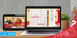 Lunar New Year Word Search Puzzle Pack | Twinkl Puzzled