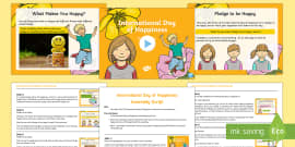 * NEW * Things That Make Me Happy Worksheet - EYFS, Early Years, KS1, Key