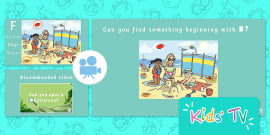 I Spy at the Beach! | Interactive Game for Kids - Twinkl