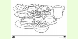 Breakfast Word Search (Hecho por educadores) - Twinkl