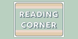 Story Corner Sign Post Display Poster (teacher made)