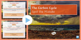 Carbon Cycle Word Search (teacher made) - Twinkl