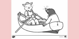 Wind In The Willows Character Coloring Pages