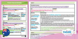 Socially Distanced Bubble PE Planning - LKS2 Multi-Skills Unit