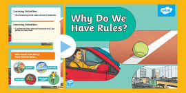 KS1 Why Do We Have Rules? PowerPoint (teacher made) - Twinkl