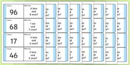 Place Value Loop Cards to 30 - place value, loop, card, 30, number, maths