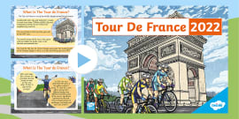 Tour de France Transcribing Words in Numbers Worksheet / Worksheet French