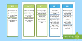 AF Questions for Guided Reading - KS1 and KS2 Resources