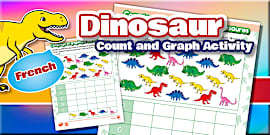 Dinosaur Graphing Activity French