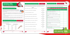 LKS2 The Christmas Pudding Mystery Problem Solving Game