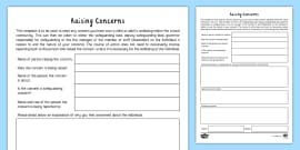 Children's Accident Book Form - School Injuries - Twinkl