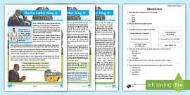 PowerPoint on the Life Story of Martin Luther King Jr. - KS2