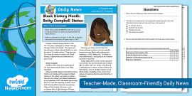 KS1 All About Betty Campbell PowerPoint - Primary Resources