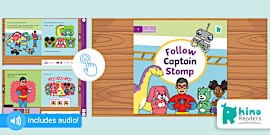 Level 1 Unit 1: Follow Captain Stomp | Story With Actions