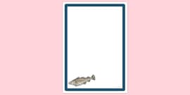 FREE! - Fish Page Border | Page Borders | Twinkl - Twinkl