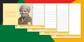 Harriet Tubman Flap Book | Black History Month | Twinkl USA