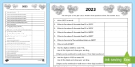 2023 New Year Flap Activity (Teacher-Made) - Twinkl