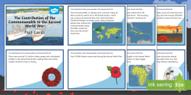 KS2 The Contribution of Commonwealth to the Second World War PowerPoint