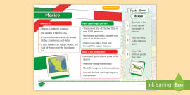Mexico Facts for Kids Sheet | Teaching Resources - Twinkl