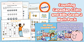 Counting Canadian Coins Activity Sheet