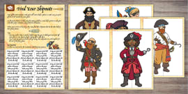 * NEW * Pirate Matching Pairs Game Printable | Twinkl Party