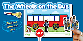 The Wheels on the Bus Sequencing Cards (4 per A4)