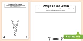 Ice Cream Scoop Template - Teacher Made (teacher made)
