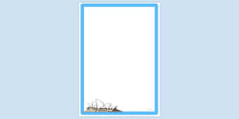 FREE! - Simple Blank House of Wisdom Border | Page Borders | Twinkl