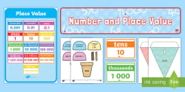 Place Value Resource Pack (teacher made)