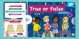 True or False? Challenge Cards (teacher made)