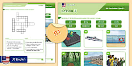 ESL US English Level 9 Lesson 4 Activity Sheet by Twinkl